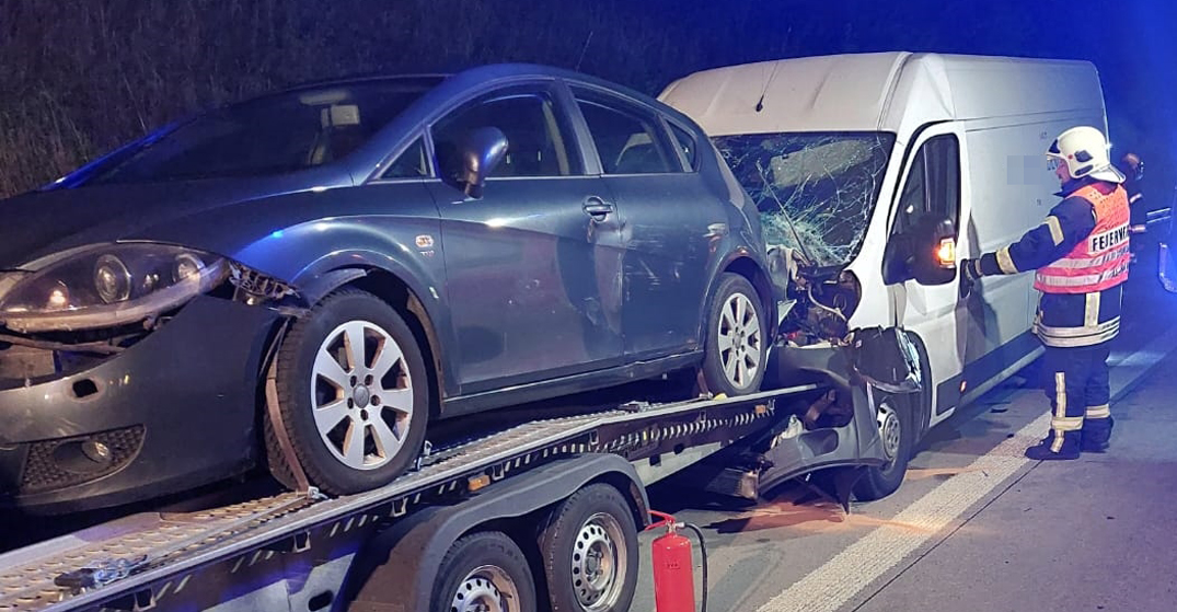 Unfall auf der A4 bei Mellingen: 40-Jähriger in Kleintransporter schwer ...